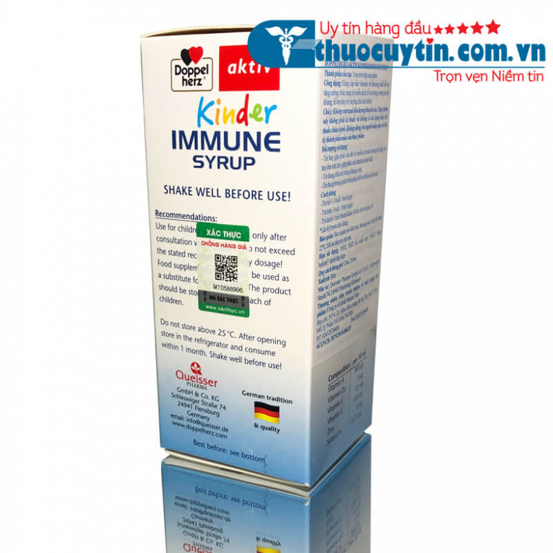 Kinder Immune 250ml - Siro Tăng Cường Đề Kháng Cho Trẻ